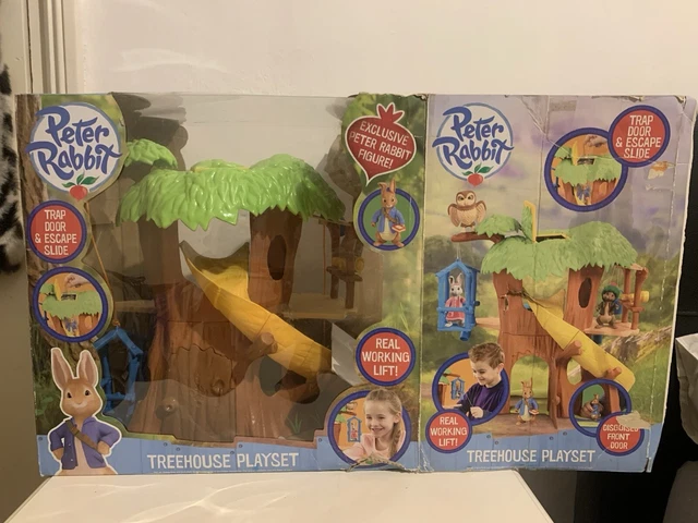 PETER RABBIT TREEHOUSE Playset and Figures Bundle CBeebies Vivid Rare £ ...