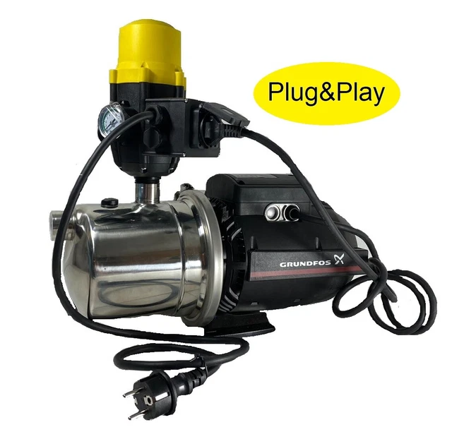 HAUSWASSERWERK GRUNDFOS PUMPE JP5-48 5000l/h Trockenlaufschutz Pumpensteuerung EUR 339,00 ...