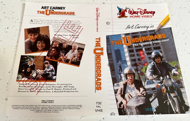 THE UNDERGRADS - Sample VHS Video Sleeve - Small Box UK Walt Disney £5. ...