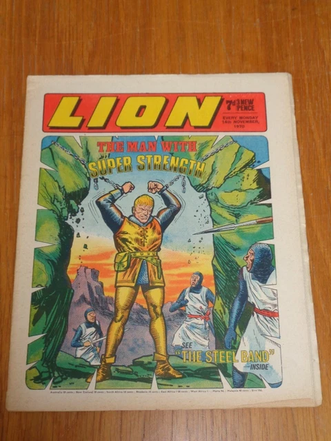 LION 14TH NOVEMBER 1970 Fleetway British Weekly Comic* EUR 9,71 ...