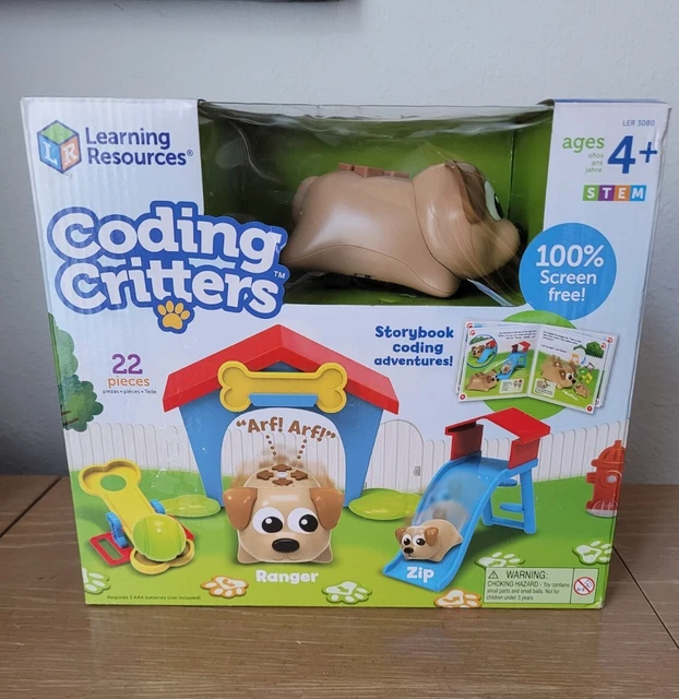 LEARNING RESOURCES CODING Critters Ranger & Zip Ages 4+ STEM **BRAND ...
