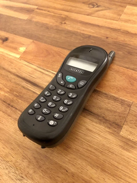 TÉLÉPHONE ALCATEL BILOBA 60F - Avec Antenne - Noir - Vintage EUR 5,50 ...