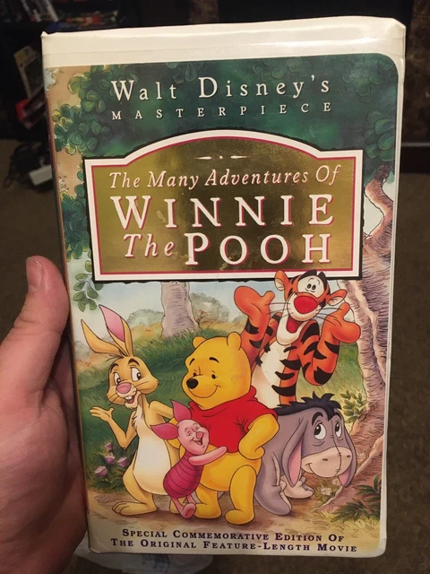 THE MANY ADVENTURES of Winnie the Pooh (VHS, 1996, Walt Disney) £3.49 ...