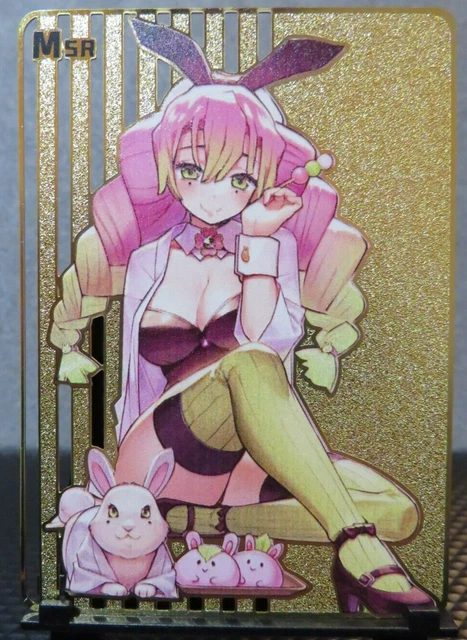 MITSURI KANROJI MSR Gold Metal Demon Slayer Collectible Card NM Bunny Waifu £13.96 - PicClick UK