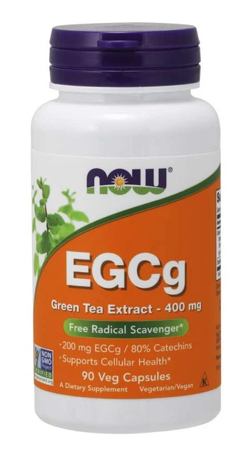 NOW FOODS EGCG Grüntee-Extrakt 400mg - 90 vegane Kapseln EUR 18,70 - PicClick DE
