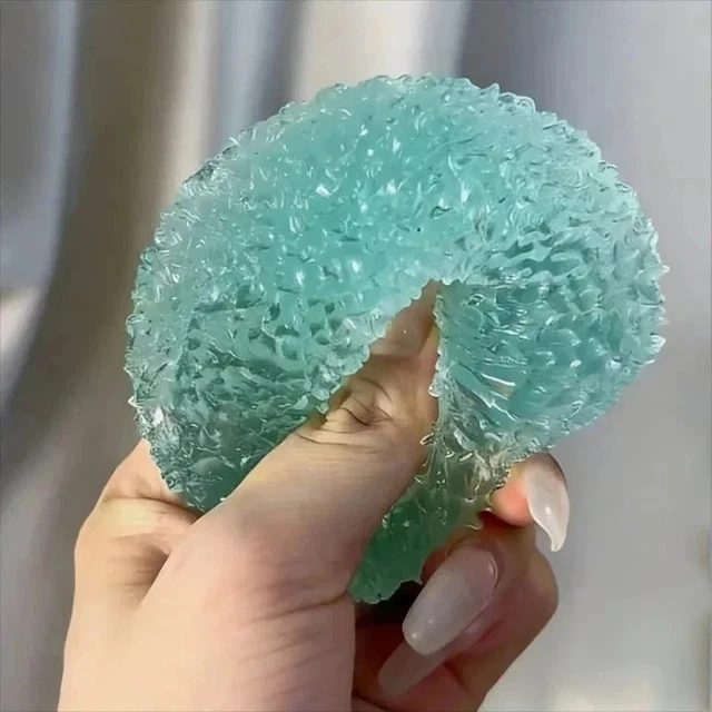 SQUISHY ICE BALLS, Stress Relief Fidget Toy, Sensory Squeeze Balls for ...