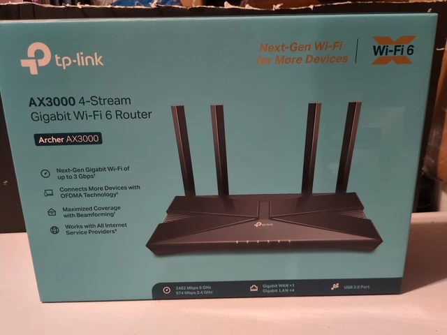 TP-LINK ARCHER AX3000 Dual-Band Gigabit Wi-Fi 6 Router $49.99 - PicClick