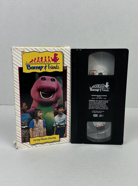 BARNEY & FRIENDS: Caring means sharing VHS, 1992 Time Life Video The ...