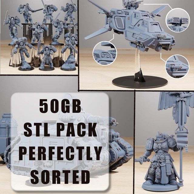 STL PACK - Warhammer 40k - Station Forge - 3D print - 50GB EUR 40,00 ...