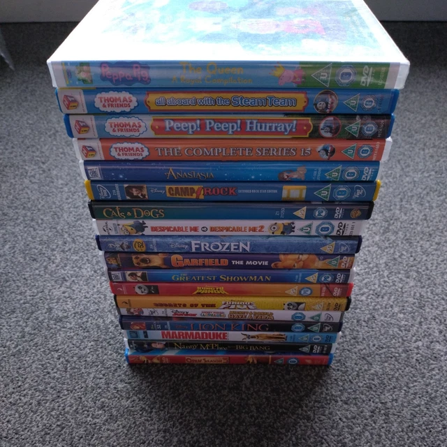 19 KIDS DVD bundle Children’s Dvd Job Lot Disney, DreamWorks, Thomas ...