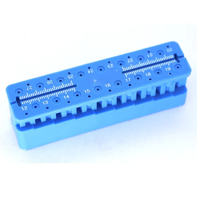 NEW DENTAL INSTRUMENT Root Canal Endo Block Files Measurement Measuring ...