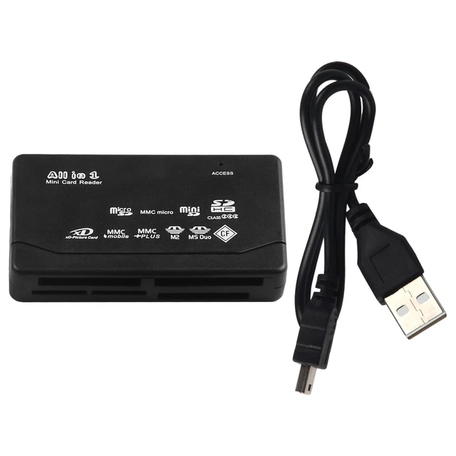 CARTE CF LECTEUR Kit Mmc Ms Mémoire Pièce SD Tf Outil USB 2.0 Xd Utile ...