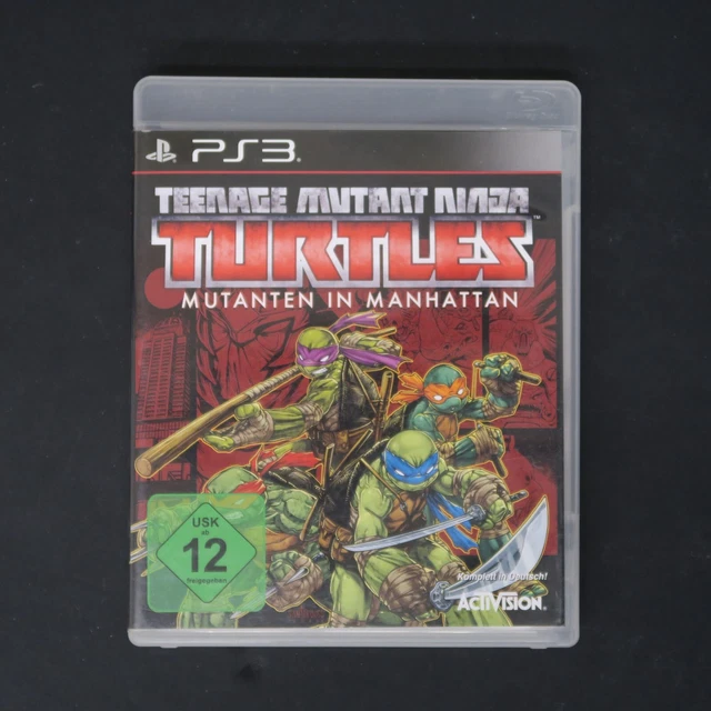 TEENAGE MUTANT NINJA Turtles Mutanten in manhattan PS3 Complet PAL NOE ...