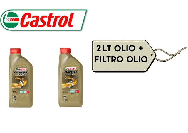 2 LT OLIO CASTROL 10W30 YAMAHA YP250 RA X-Max ABS 37P 11-16 EUR 36,00 ...