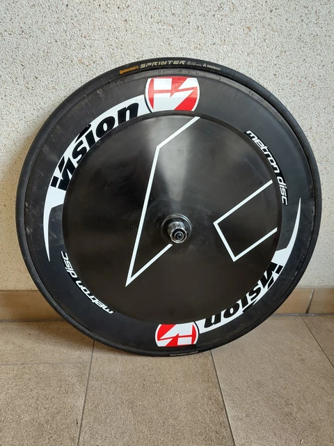 SCHEIBE VISION METRON Disc Shimano 9/10/11-Fach 28" Tubular Carbon Scheibenrad EUR 399,95 ...