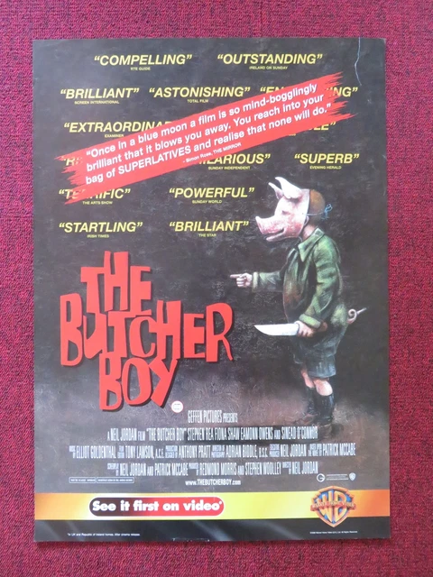 THE BUTCHER BOY Vhs Video Poster Eamonn Owens Sean Mcginley 1997 £19.99 ...