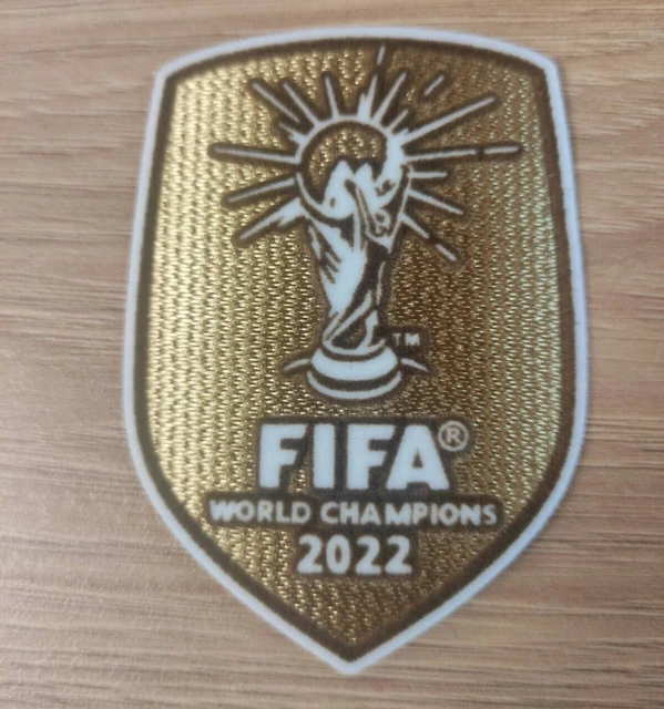 FIFA WORLD CUP 2022 Qatar Winners Champions Badges Patch Chest Gold EUR ...