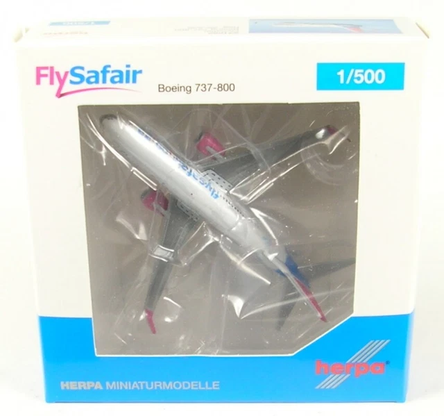 BOEING 737-800 FLYSAFAIR ( Reg. Zs-Sjs) 1:500 Herpa £19.91 - PicClick UK