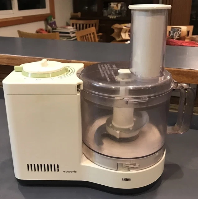 VINTAGE BRAUN MULTIPRACTIC Food Processor Made In Germany 4258 Tested ...