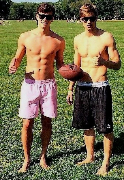 Shirtless Male Muscular Handsome Frat Jock Dudes Cute Picclick Uk