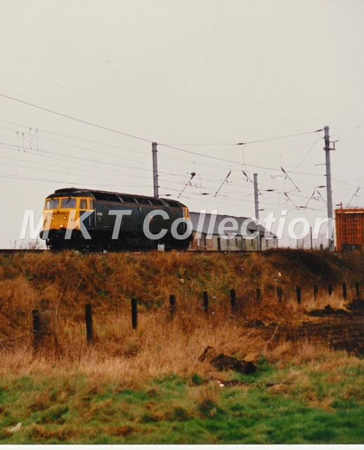 RAIL PHOTO CLASS 47 47146 @ Newark light engine 24/2/89 £1.50 - PicClick UK