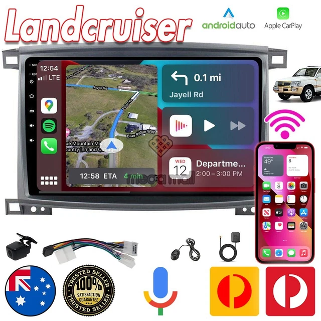 9& ANDROID 10.1 Carplay Media Player Head Unit For Lexus LX470 J100 2 ...