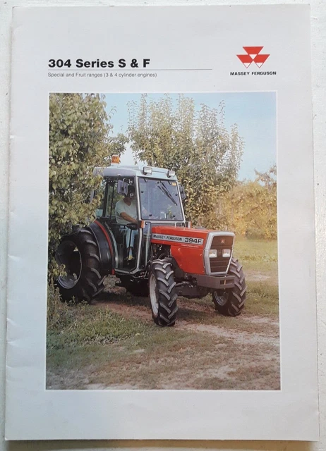 MASSEY FERGUSON 304 Series Tractor Brochure (Mf 354 364 374 384 394) £ ...