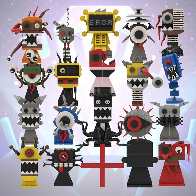 INCREDIBOX SPRUNKI FIGURE Building Block Horror Game Brick Toy Kids ...