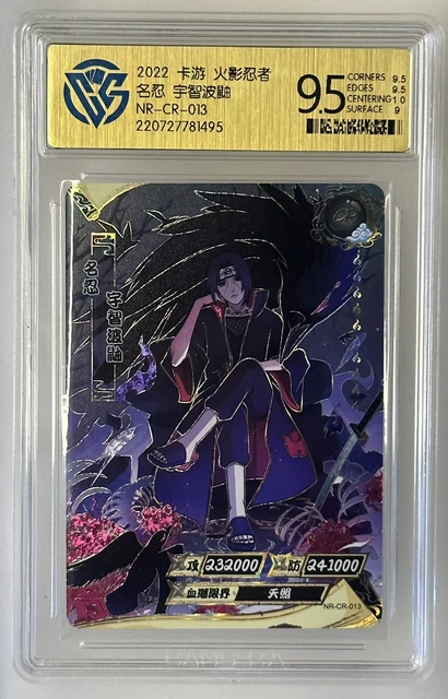 KAYOU NARUTO TCG CCG Trading Card Uchiha Itachi SSP NR-CR-013 CCG 9.5 ...