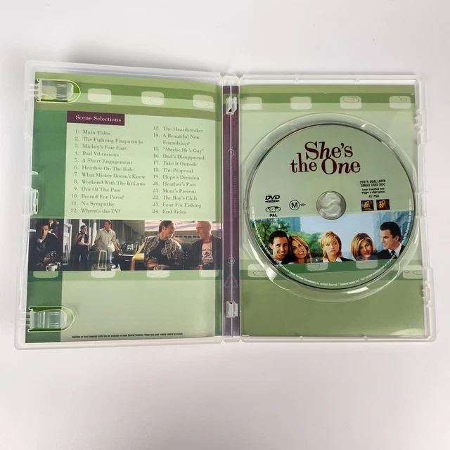 SHE'S THE ONE (DVD, 1996) Edward Burns Cameron Diaz Jennifer Aniston ...