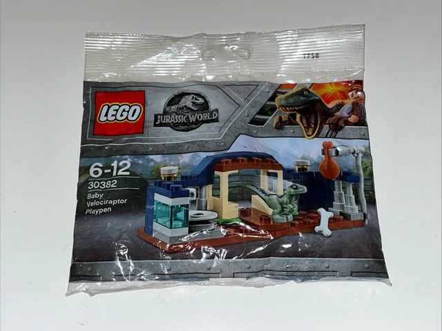 LEGO 30382 JURASSIC World Baby Velociraptor Playpen New & Sealed ...