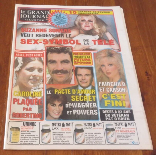 JOURNAL 1983 SUZANNE SOMERS Morgan Fairchild TOM SELLECK Tammy Wynette ...