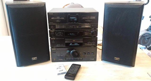 SISTEMA IMPIANTO HIFI vintage Technics retrò '90 anni completo top EUR 350,00 - PicClick IT
