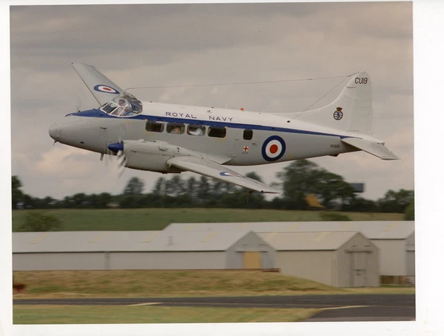 PHOTOGRAPH OF DE Havilland Sea Devon C.20 XK895 / CU19 in Flight c ...