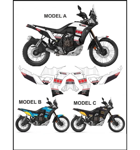 KIT AUTOCOLLANT TÉNÉRÉ 700 T7 World Raid Rally Basic Compatible EUR 144 ...