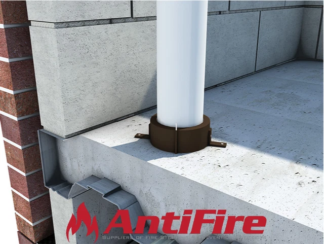 FIRE COLLAR 100MM - Collars Internal Dia 117mm - 1 Hour Fire Protection ...