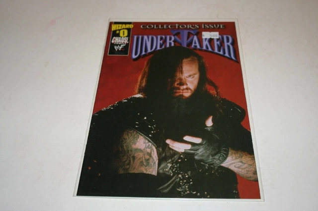 WIZARD #0 CHAOS ! Comics WWF UnderTaker Collector's Issue neuf comme ...