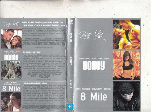 STEP UP-2006 & Honey-2003 & 8 Mile-2002-Summit Entertainment-Movie SE-3 ...
