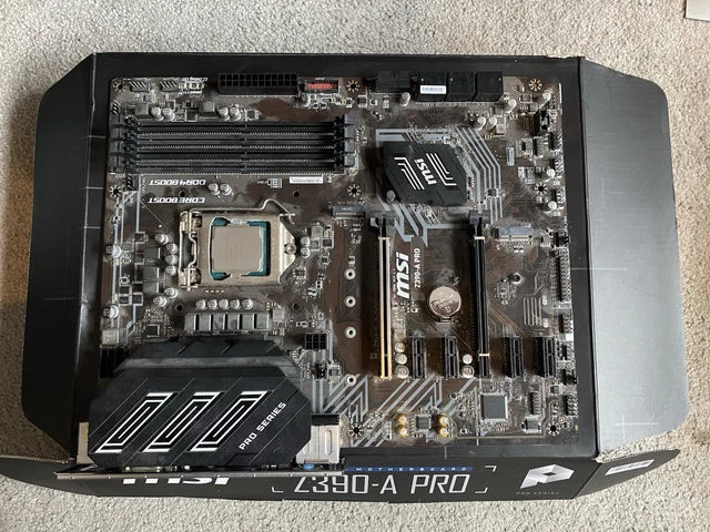 MSI Z390-A PRO Motherboard With Intel I5-9400f 2.90ghz CPU Installed. £ ...