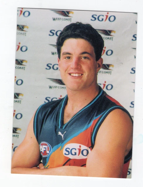 AFL WEST COAST Eagles Club issued card, SGIO 2002 Andrew williams $4.99 ...
