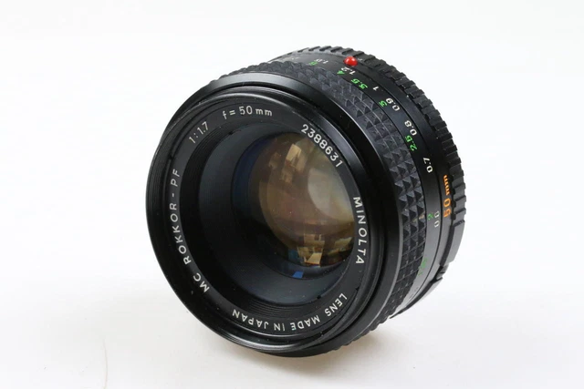 MINOLTA MC ROKKOR-PF 50mm f/1.7 - SNr: 2388631 £40.15 - PicClick UK