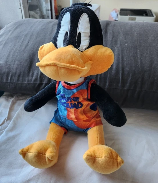 OFFICIAL SPACE JAM Daffy Duck Plush Toy - 28cm Kids Looney Tunes Soft ...