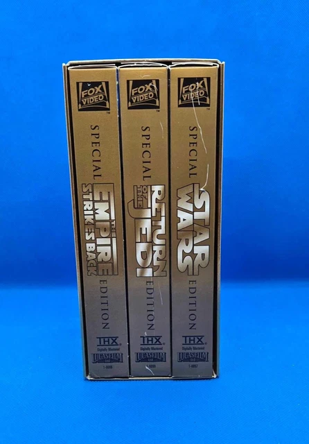 STAR WARS TRILOGY Special Edition VHS Box Set (1997) - THX Digitally Mastered $19.88 - PicClick CA