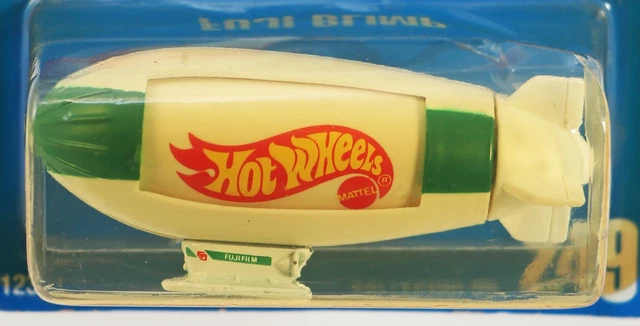 HOT WHEELS FUJI Film Blimp - 12341 Never Removed from Pack 1991 White 1 ...