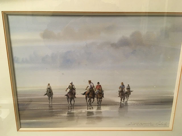 TABLEAU AQUARELLE ALAIN Gaudin 1987 encadrée signée 54x44 cms Bénézit artprice EUR 499,00 ...