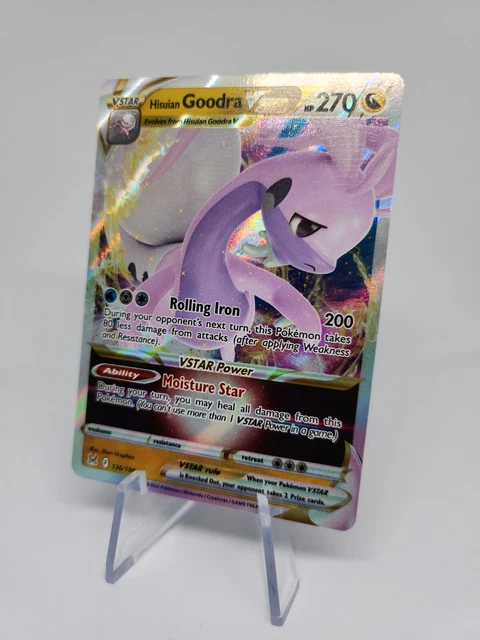 POKÉMON TCG HISUIAN Goodra VSTAR Sword & Shield - Lost Origin 136/196 ...
