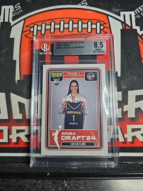 2024 PANINI INSTANT WNBA Draft Night Caitlin Clark BGS 8.5 Rookie EUR ...