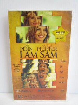 I AM SAM, Sean Penn, VHS Tape, Vintage Video, Movie, M, 2001 £13.24 ...