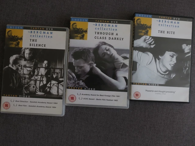INGMAR BERGMAN X3 - The Silence The Rite Through a glass darkly EUR 21 ...