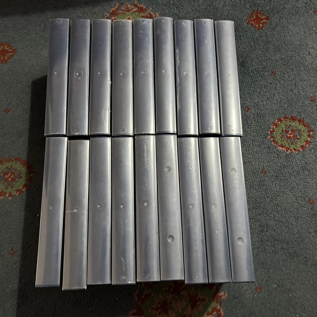 20 EMPTY ( DARK BLUE ) VHS VIDEO TAPE Cases Boxes ~ CRAFTING ~ DIY ...